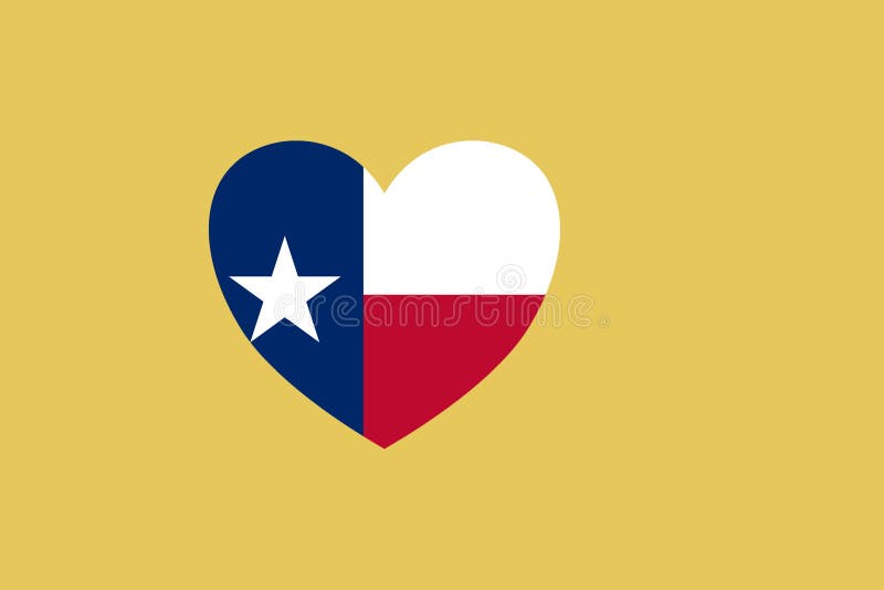Texas Flag Heart Stock Illustrations – 260 Texas Flag Heart Stock ...