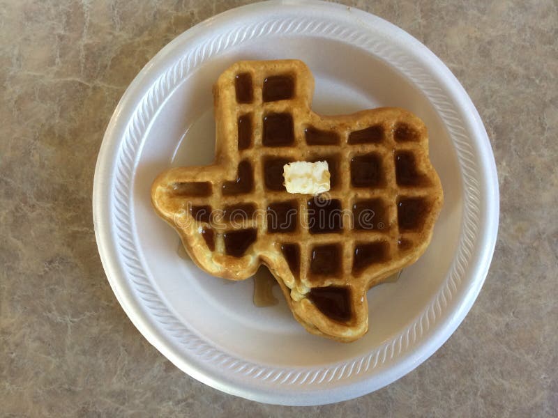 Texas Waffle stock afbeelding. Image of plaat, document - 43962559