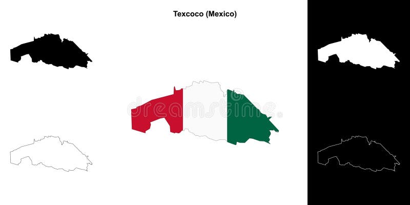 Texcoco Outline Map Stock Illustrations – 1 Texcoco Outline Map Stock ...