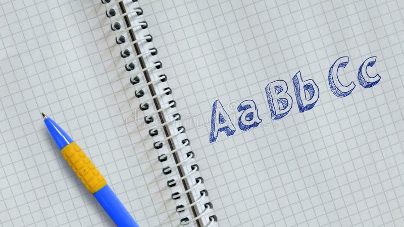 ABC stock video. Video of learning, grid, animated, diary - 157025815