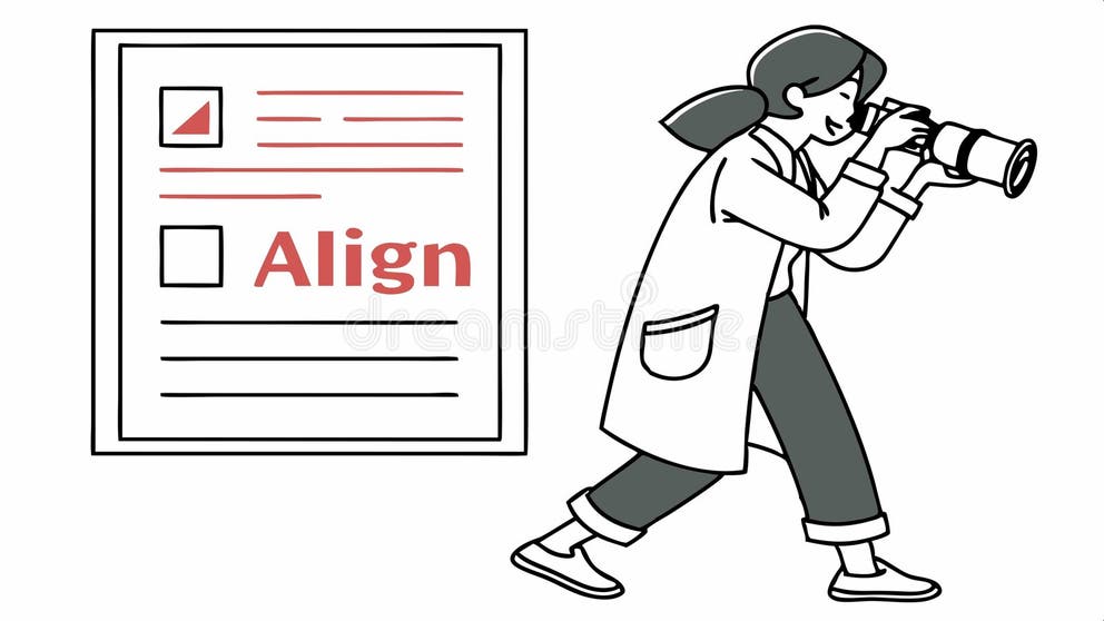 Text Align Icon, Formatting and Design Tool Symbol Vector Design Generative AI Stock Vector ...