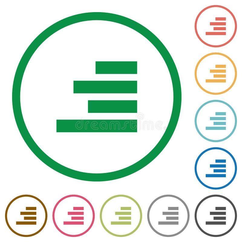 Align Right Icon. Word Document Text Edit Paragraph Page Alignment Grid Line Navigation Menu ...