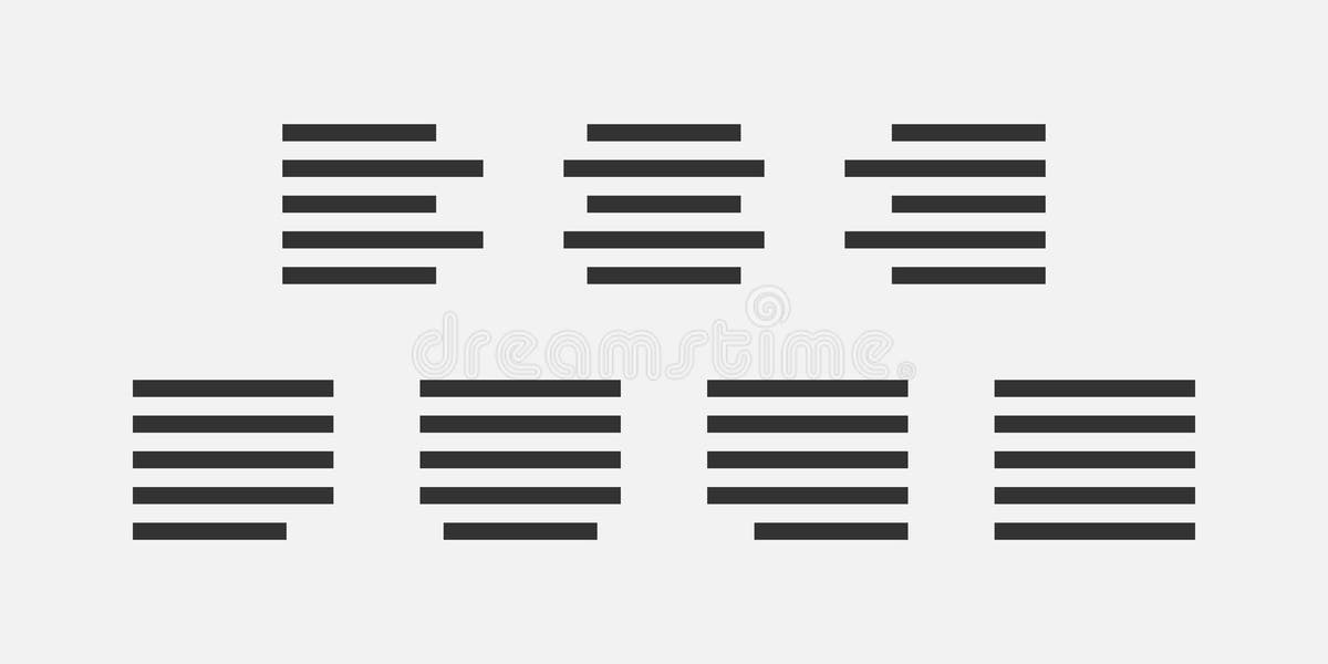 Paragraph Alignment Stock Illustrations – 849 Paragraph Alignment Stock ...