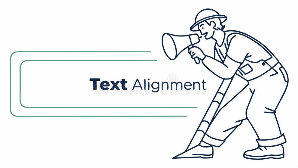 Text Alignment Icon, Typography and Formatting Tools Vector Design Generative AI Stock Vector ...