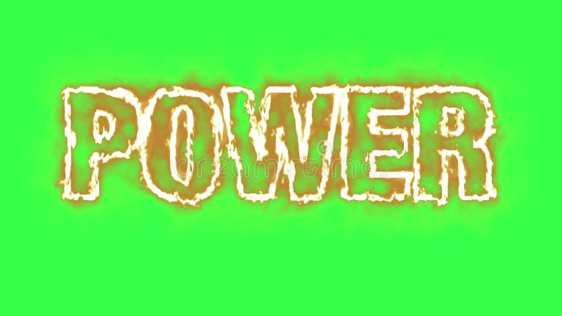 The Word Burning on Fire - Green Screen Stock Video - Video of flame ...