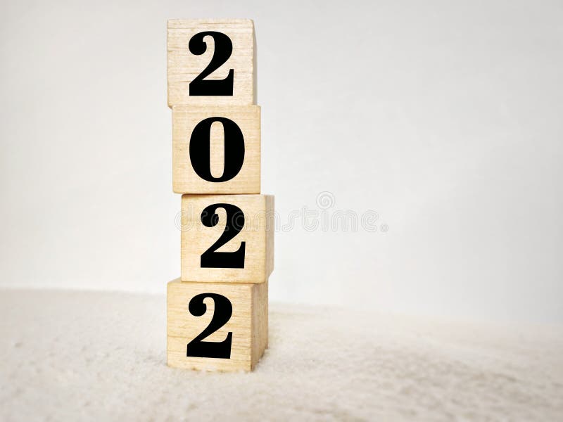 2022 Text Background. New Year Resolutions Concept. Stock Photo Stock ...