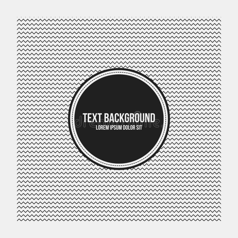 Text Background Template with Simple Geometric Pattern Stock Vector ...