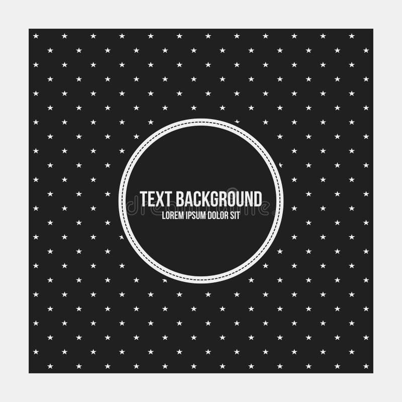 Text Background Template with Simple Geometric Pattern Stock Vector ...