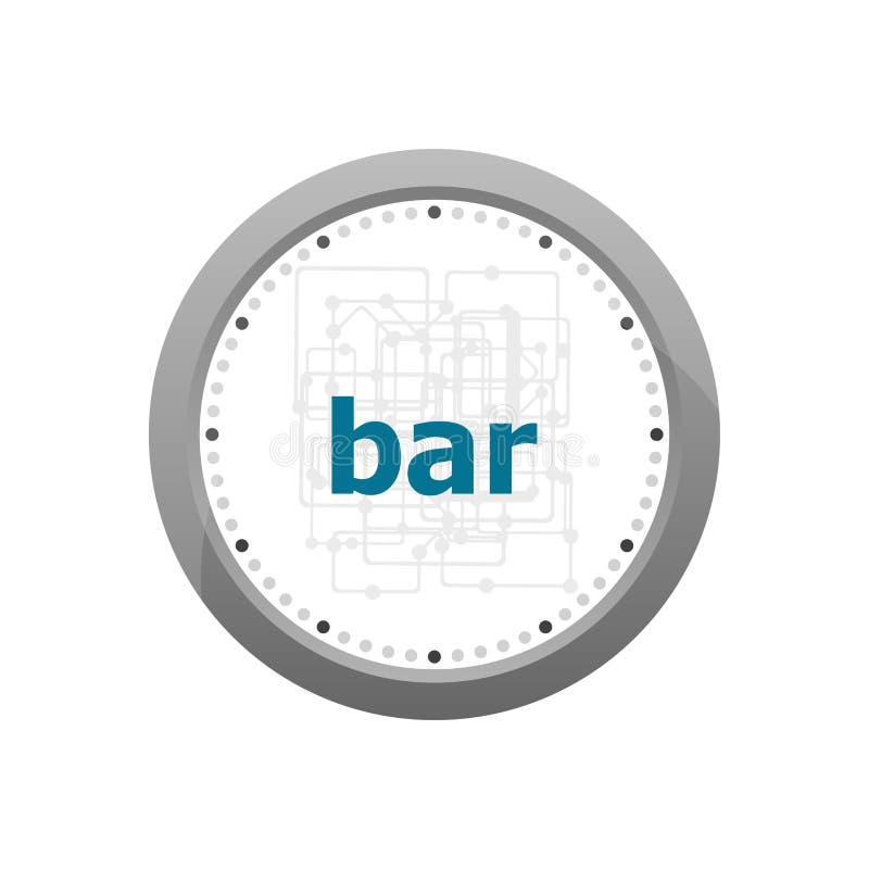 Text Bar on Digital Background. Social Concept Stock Illustration ...