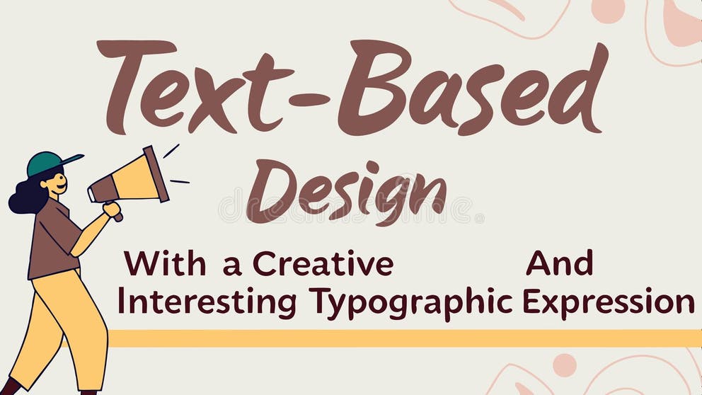 Text,based Design, Typography Art and Creative Expression Vector Design Generative AI Stock ...