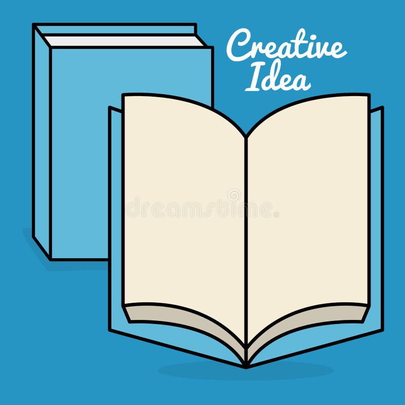 Text book creative ideas stock vector. Illustration of icon - 116900721