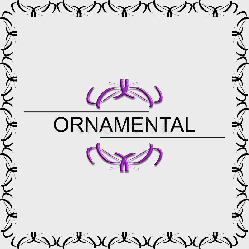 Text Border, Ornate Frame, and Can for Border in the Form of Vector ...