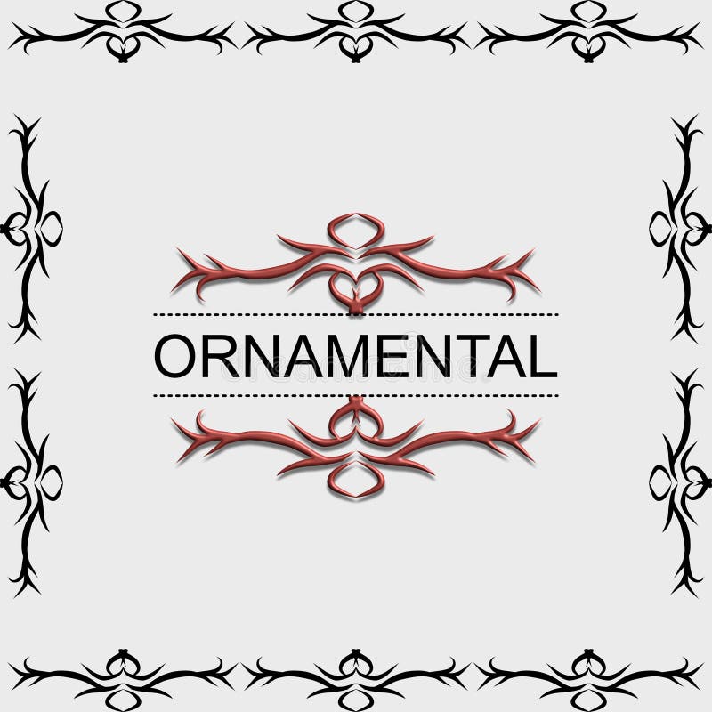 Text Border, Ornate Frame, and Can for Border in the Form of Vector ...