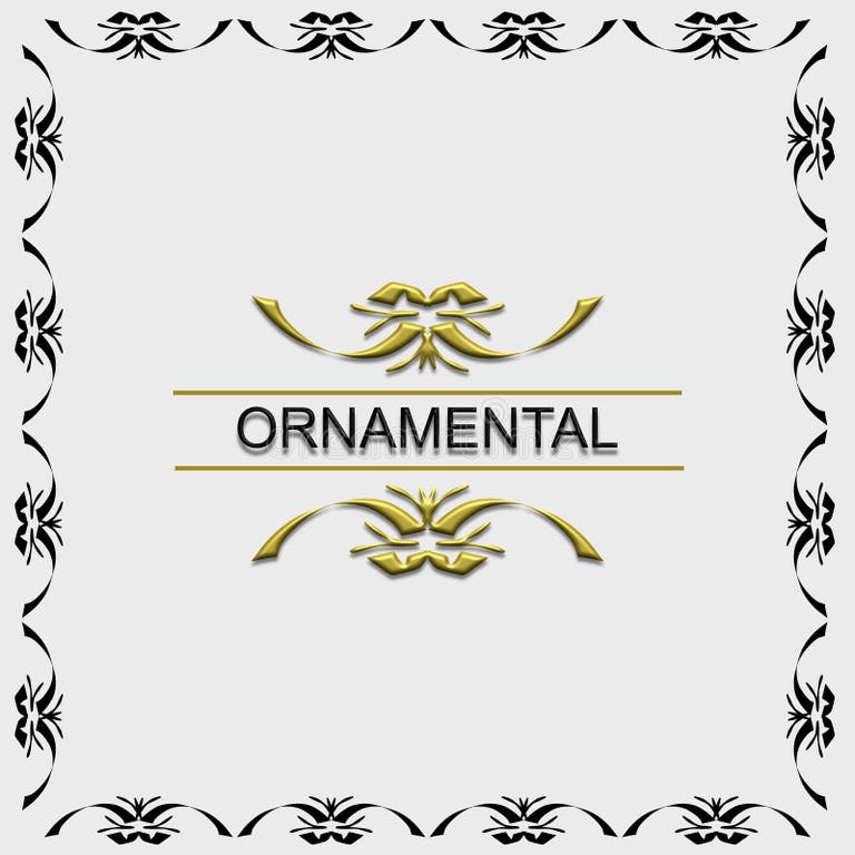 Text Border, Ornate Frame, and Can for Border in the Form of Vector ...