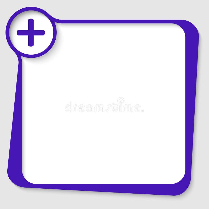 Text Box Any Plus Sign Stock Illustrations – 16 Text Box Any Plus Sign ...