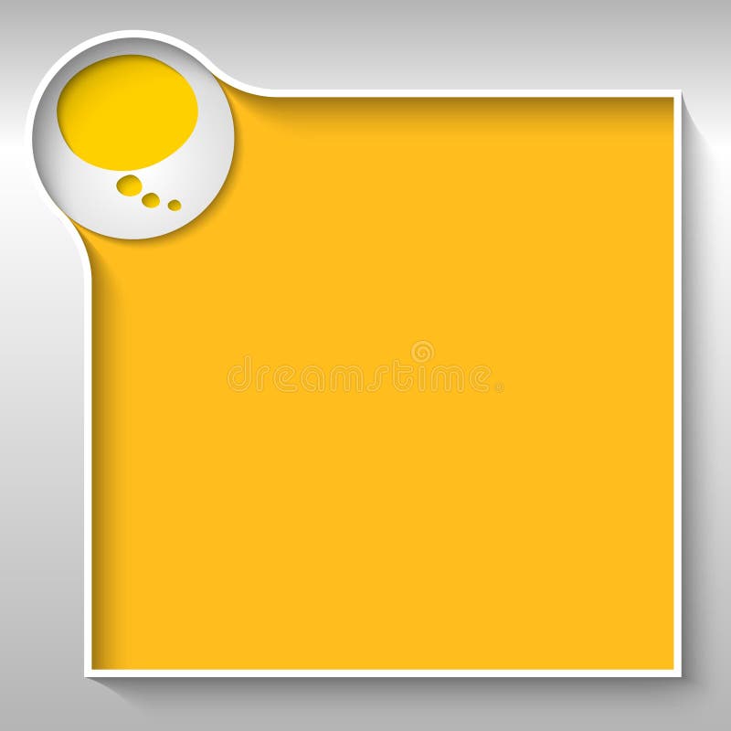 Blue Text Box for Any Text with Speech Bubble Stock Vector ...