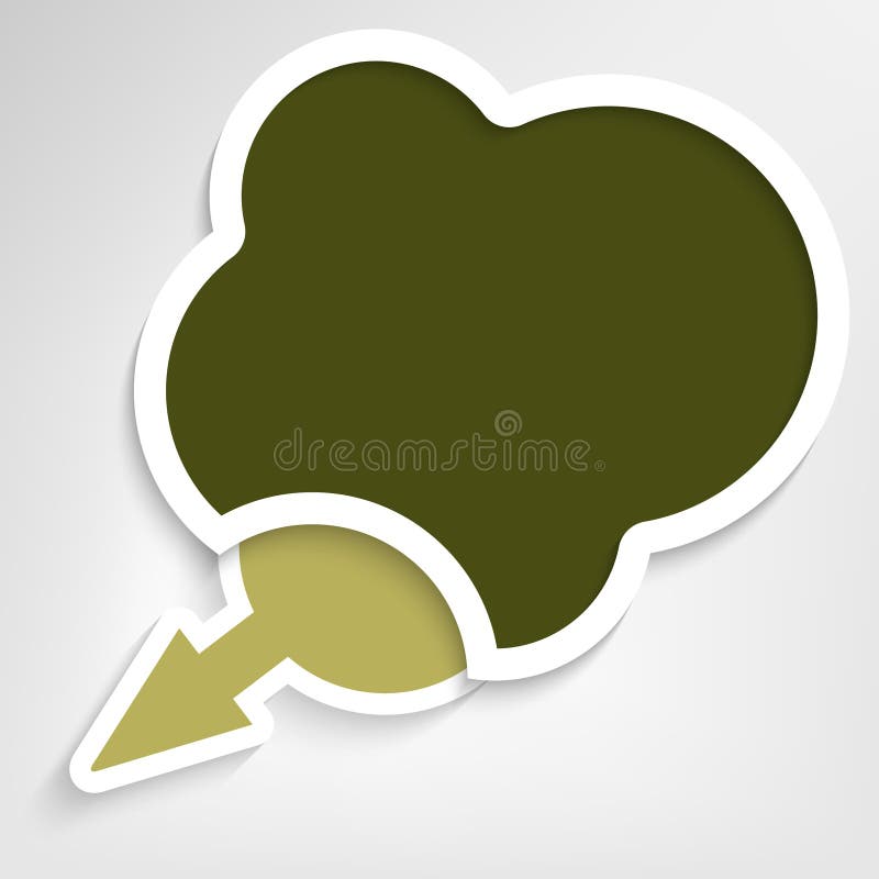 Text box with arrow stock vector. Illustration of group - 34253495