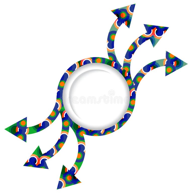 Text box with arrow stock vector. Illustration of frame - 34253591