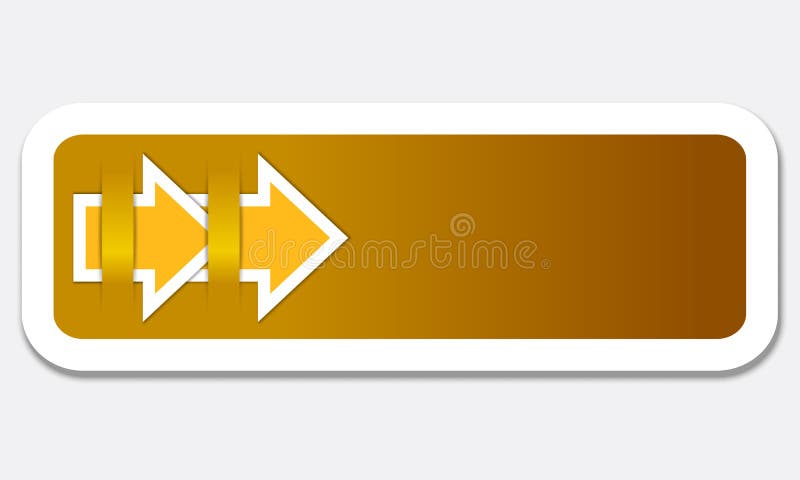 Text box with arrow stock vector. Illustration of banner - 33985690