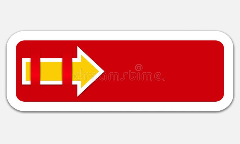 Text box with arrow stock vector. Illustration of banner - 33568412