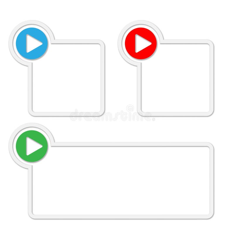 Text box with arrow stock vector. Illustration of template - 33547877