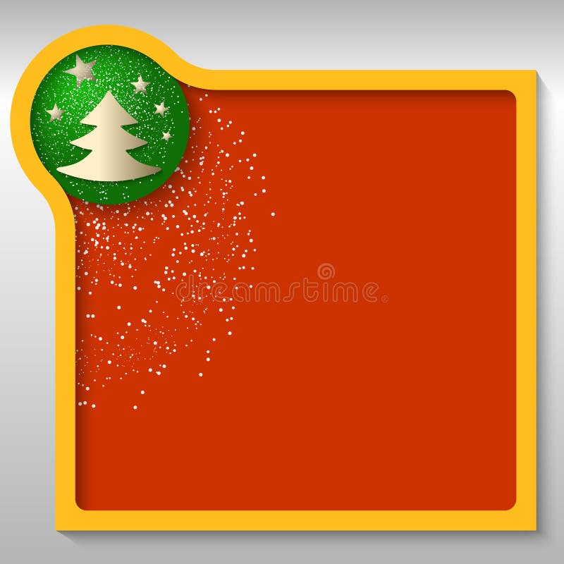 Text Box Christmas Motif Falling Snow Stock Illustrations – 36 Text Box ...