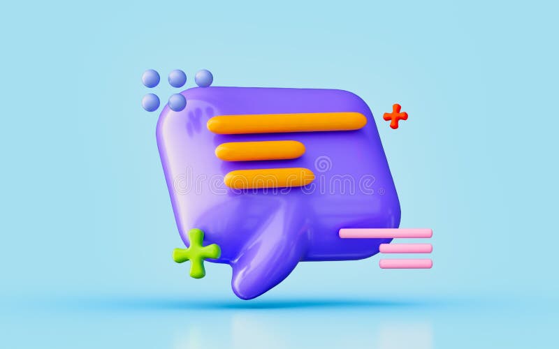 Text Box Conversation Message Dialog Notice Speech Stock Illustration ...