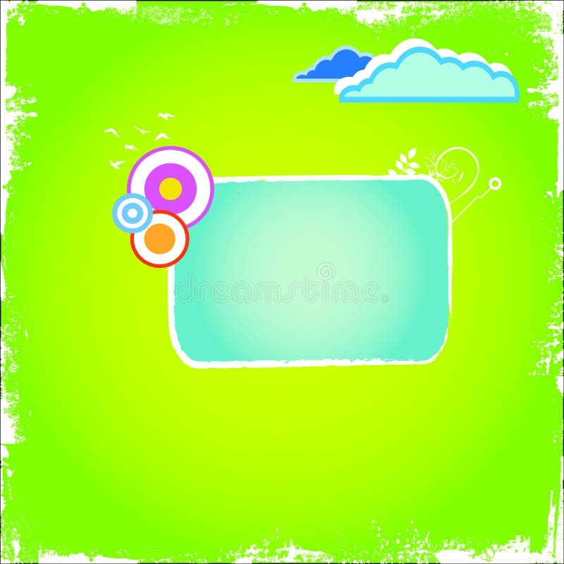 Text Box for Digital Media and Printout Stock Illustration ...