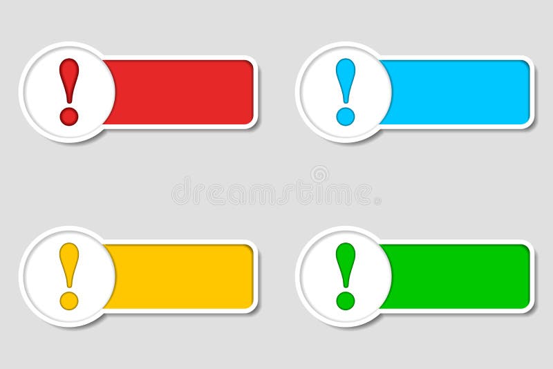 Text Box Exclamation Mark Stock Illustrations – 470 Text Box ...