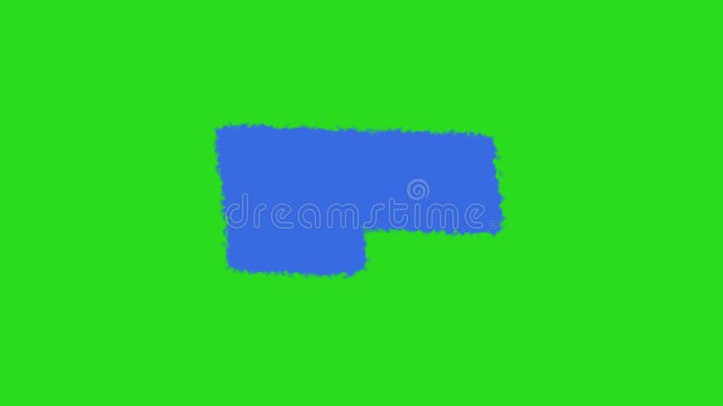 Text Box Frame Animation Green Screen Stock Footage - Video of third ...