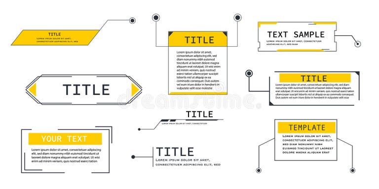 Hud Text Elements Stock Illustrations – 1,932 Hud Text Elements Stock ...