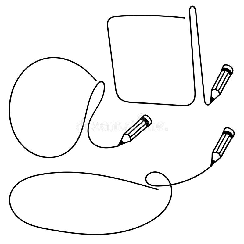 Text box and frames. stock vector. Illustration of draw - 159856725