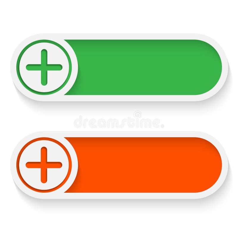 Text box with plus stock vector. Illustration of modern - 33985186