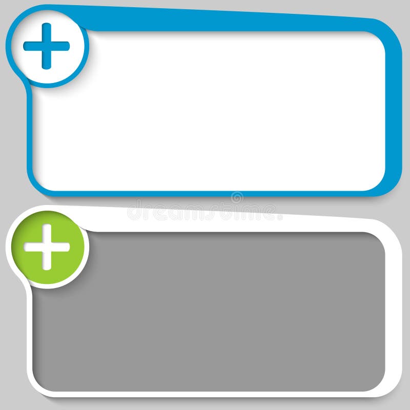 Text box and plus sign stock vector. Illustration of concept - 35565004