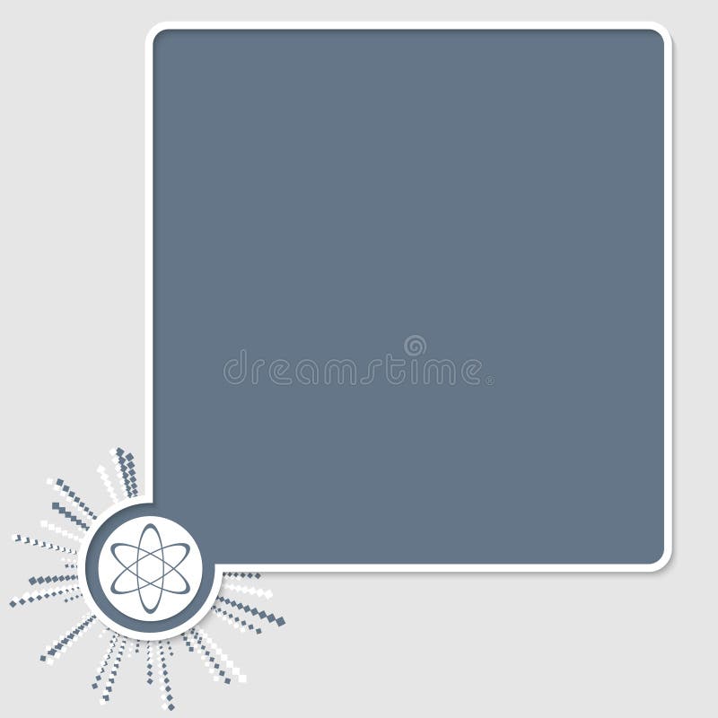 Text Box and Science Symbol Stock Illustration - Illustration of office ...