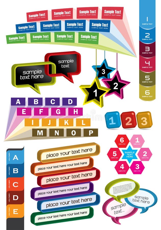 Text box templates stock vector. Illustration of light - 16261217 Text box templates stock vector. Illustration of light - 16261217