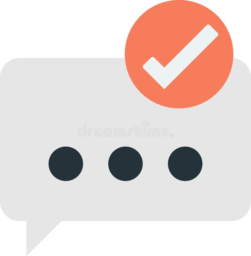 Text Boxes and Check Marks Illustration in Minimal Style Stock Vector ...