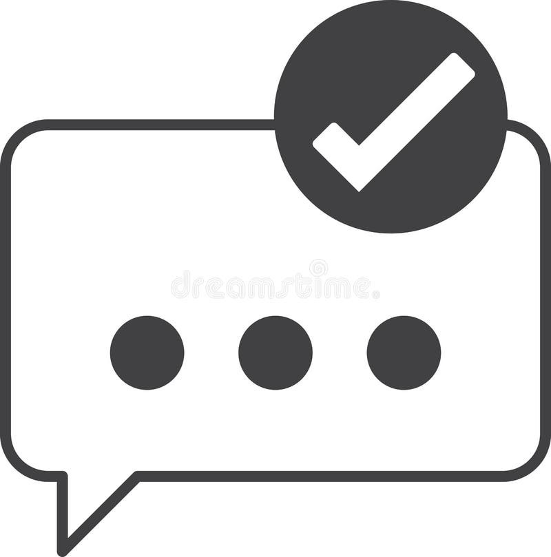 Text Boxes and Check Marks Illustration in Minimal Style Stock Vector ...