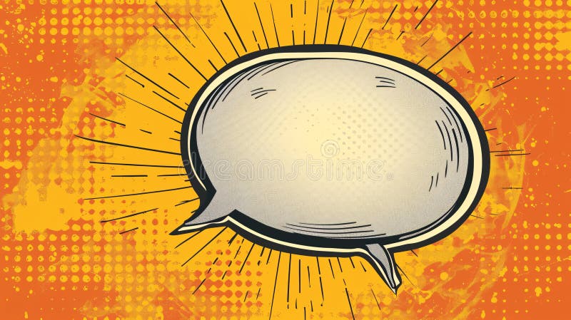 Text Boxes in Pop Art Style Generate AI Stock Illustration ...