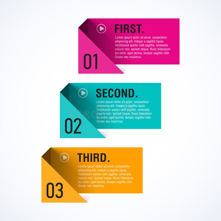 Text boxes template stock vector. Illustration of arrow - 50990499