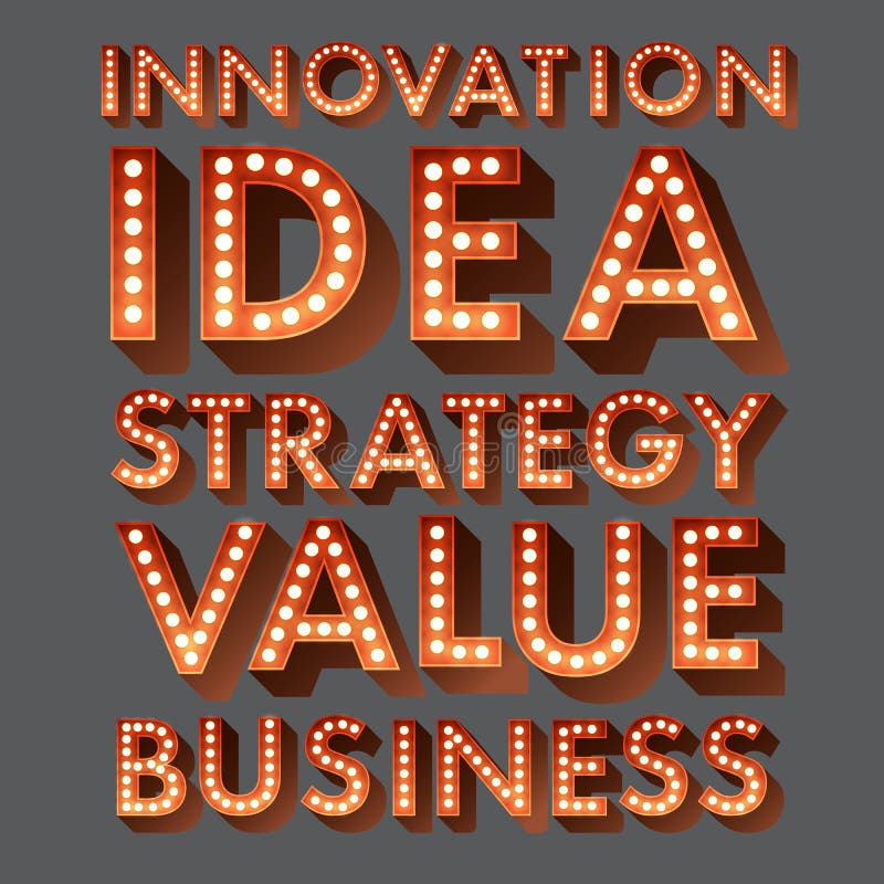 Business Text stock vector. Illustration of market, creative - 61382871