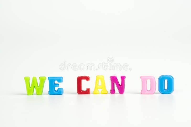 Teamwork Text Can Do Colorful Word Stock Photos - Free & Royalty-Free ...