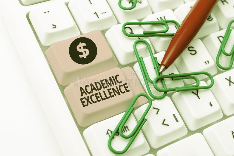 Text Caption Presenting Academic Excellence. Business Showcase ...