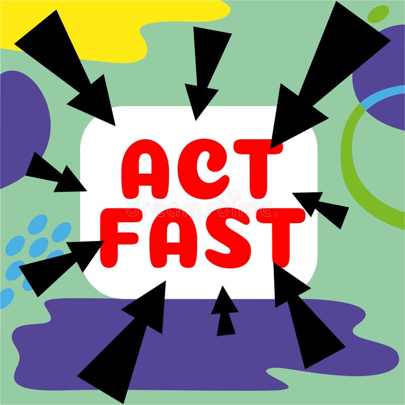 Text Caption Presenting Act Fast. Word Written on Voluntarily Move in ... Text Caption Presenting Act Fast. Word Written on Voluntarily Move in ...