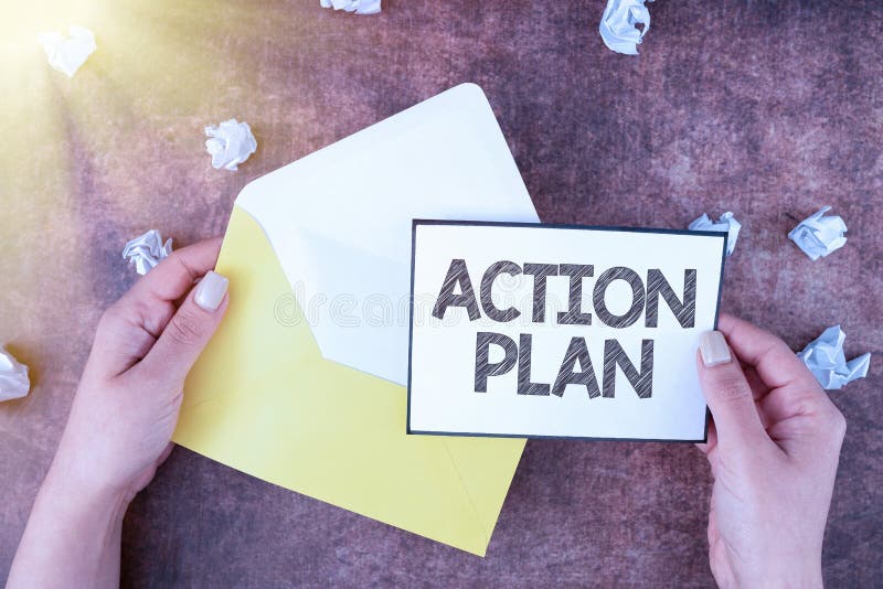 Text Caption Presenting Action Plan. Business Idea List of Things or ...