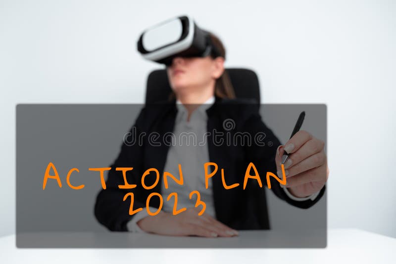 Text Sign Showing Action Plan 2023to Do List Contain Number of Things ... Text Sign Showing Action Plan 2023to Do List Contain Number of Things ...