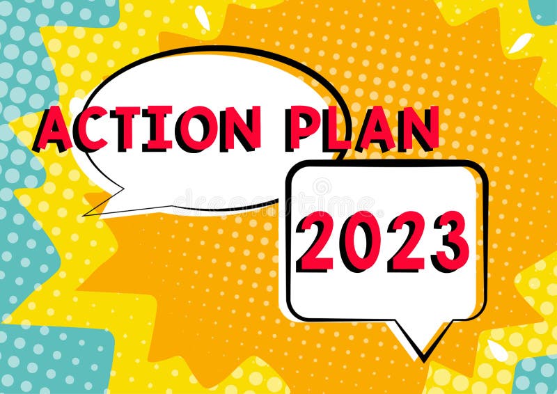 Text Caption Presenting Action Plan 2023to Do List Contain Number of ... Text Caption Presenting Action Plan 2023to Do List Contain Number of ...