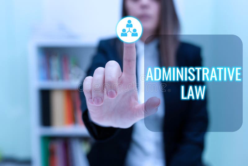 Text Caption Presenting Administrative LawBody of Rules Regulations ...