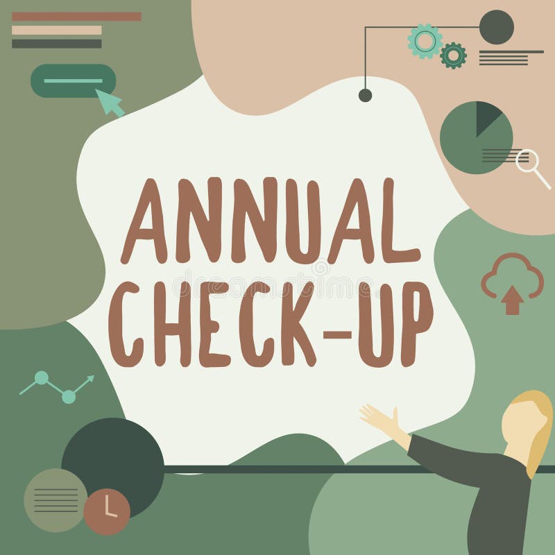 Text Caption Presenting Annual Checkup. Word for Yearly Reproductive ... Text Caption Presenting Annual Checkup. Word for Yearly Reproductive ...