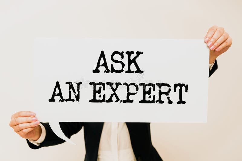 Handwriting Text Ask an Expert. Business Overview Asking for Advice To ...